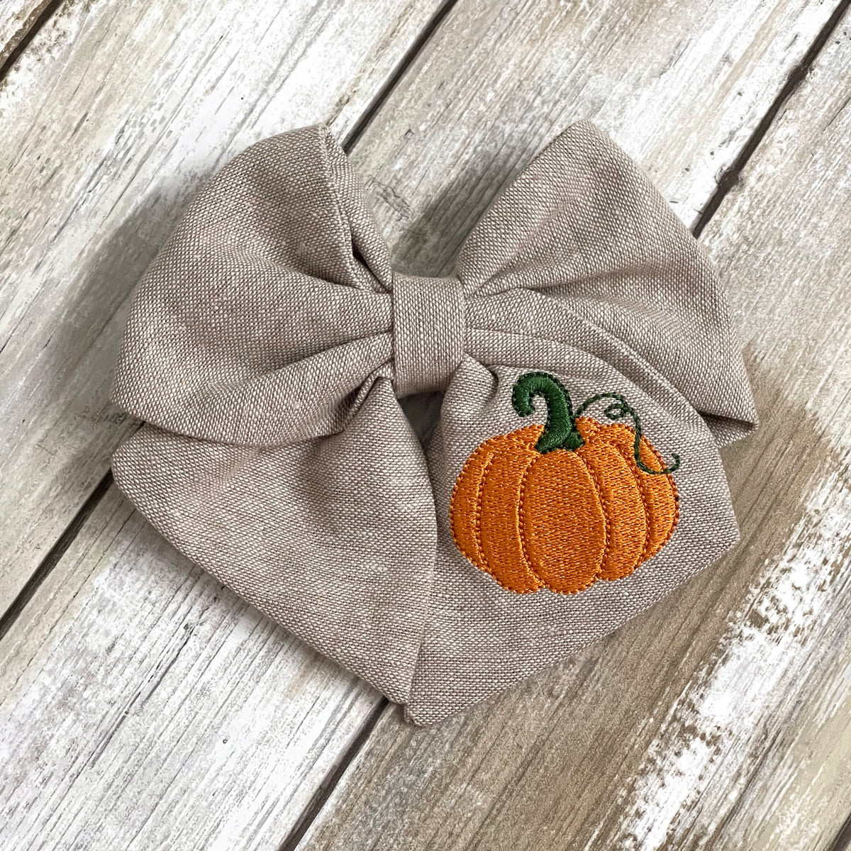 Pumpkin Large Sailor Bow | OPTIONS – The Little Llama co