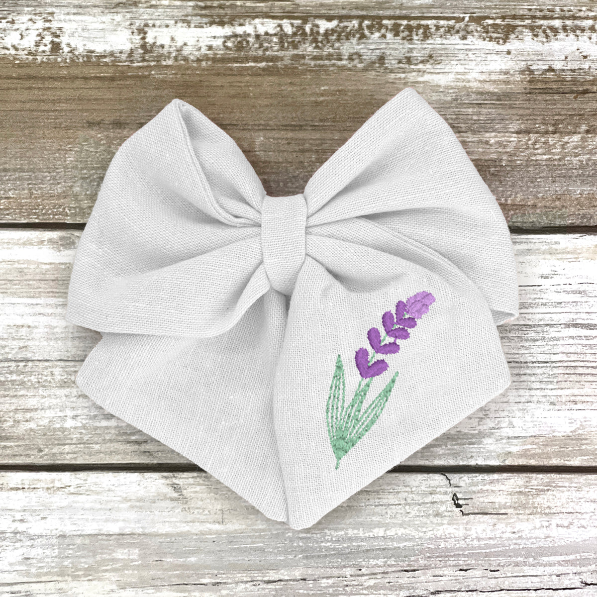Lavender Large Sailor Bow | OPTIONS – The Little Llama co