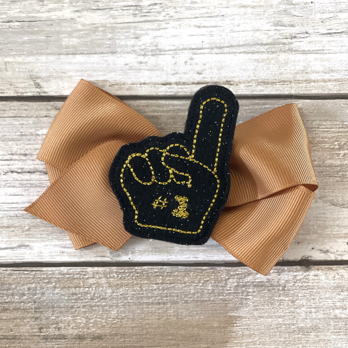 #1 Foam Finger Feltie Clip | OPTIONS – The Little Llama co